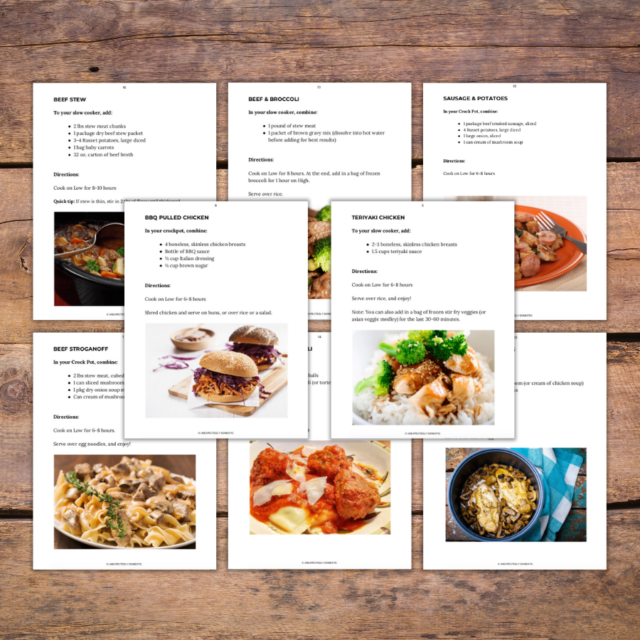 Super Easy Recipes Slow Cooker Cookbook – Unexpectedly Domestic