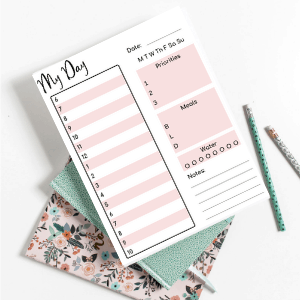 Organize My Day Planner Printable – Unexpectedly Domestic