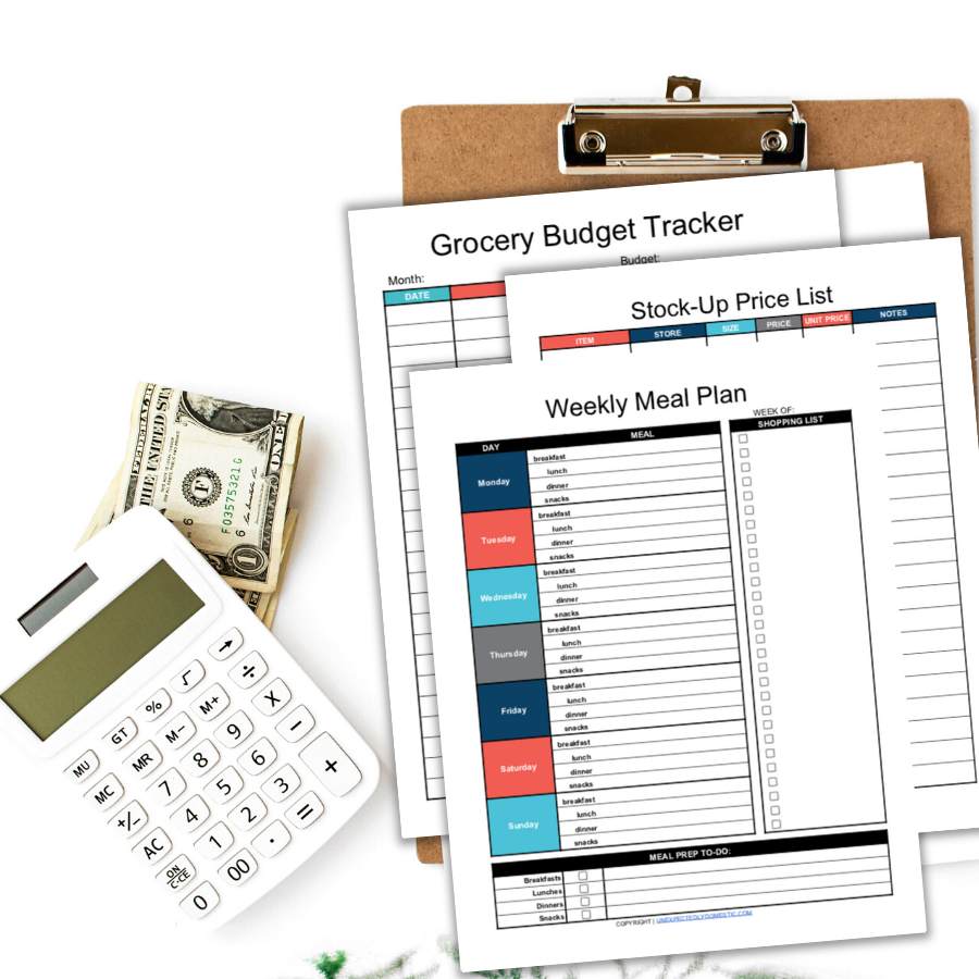 Grocery Budget Planner – Unexpectedly Domestic
